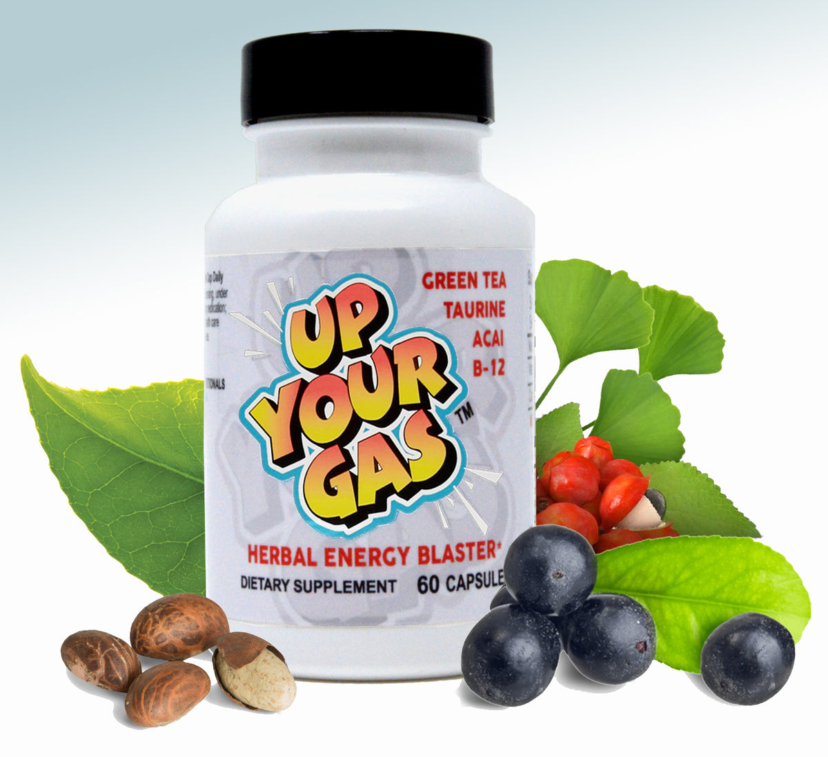 Up Your Gas: 60 Capsules – Up Your Gas - Herbal Energy Blaster